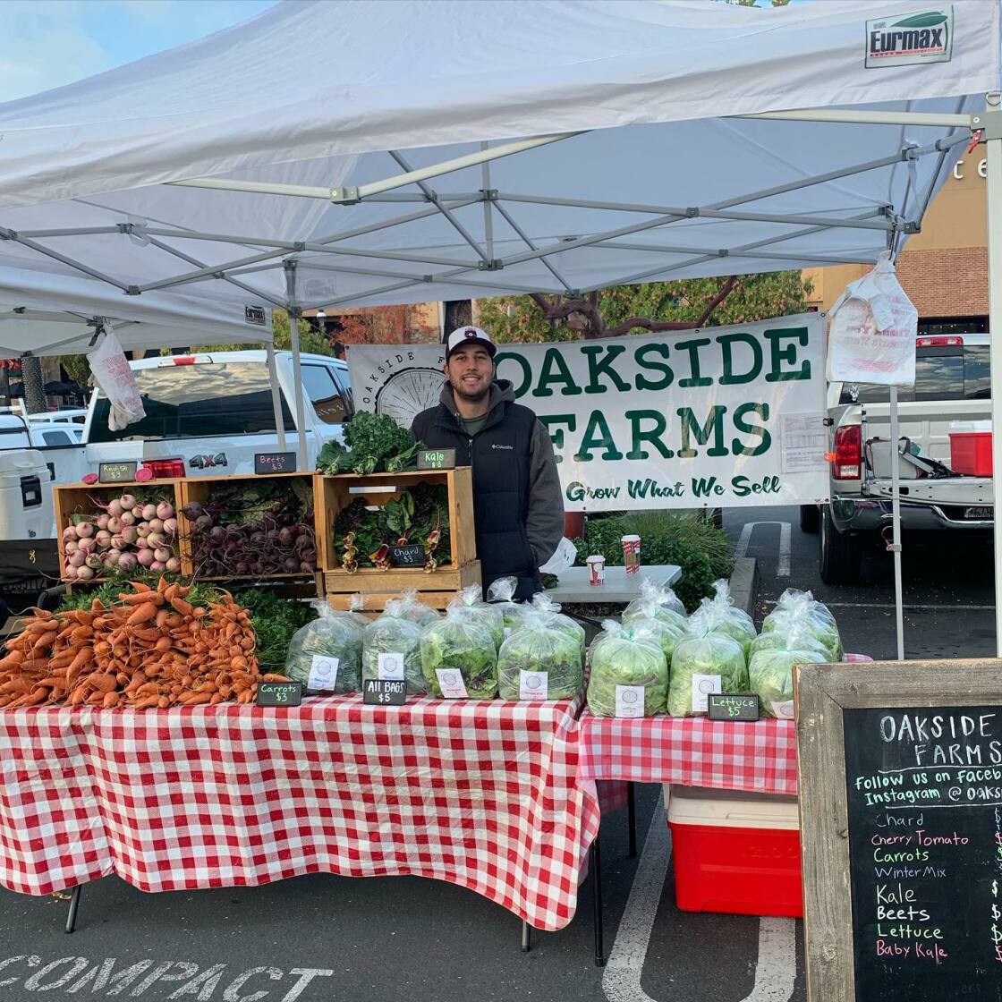 fresh produce on display in Roseville